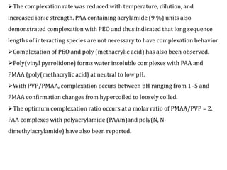 Water soluble polymer | PPTX
