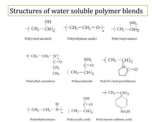 Water soluble polymer | PPTX