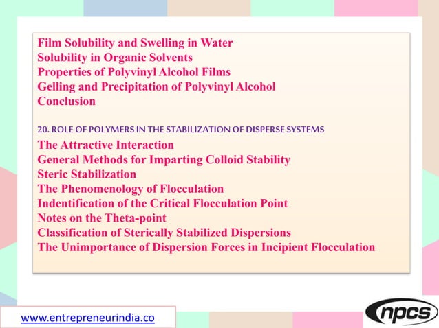 Water Soluble Polymers for Industrial Applications, Compounding ...