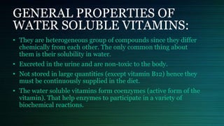 Water soluble vitamins | PPT