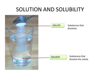 Water & solution SCIENCE FORM 2 | PPTX