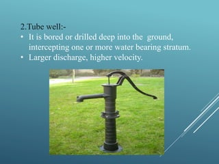 Water sources for environmental studies | PPTX