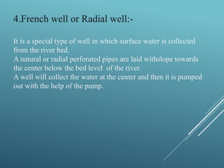 Water sources for environmental studies | PPTX