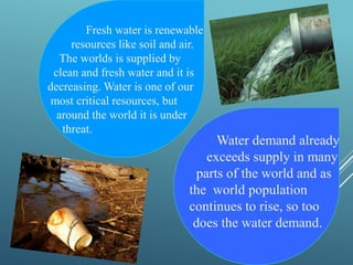 Water sources for environmental studies | PPTX