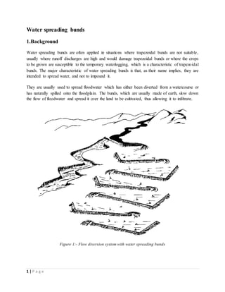 Water spreading bunds | DOCX
