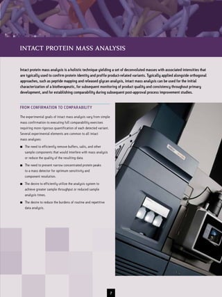 Waters protein therapeutics application proctocols | PDF