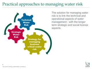 Water strategy for aiag csr apr 2013 | PPT