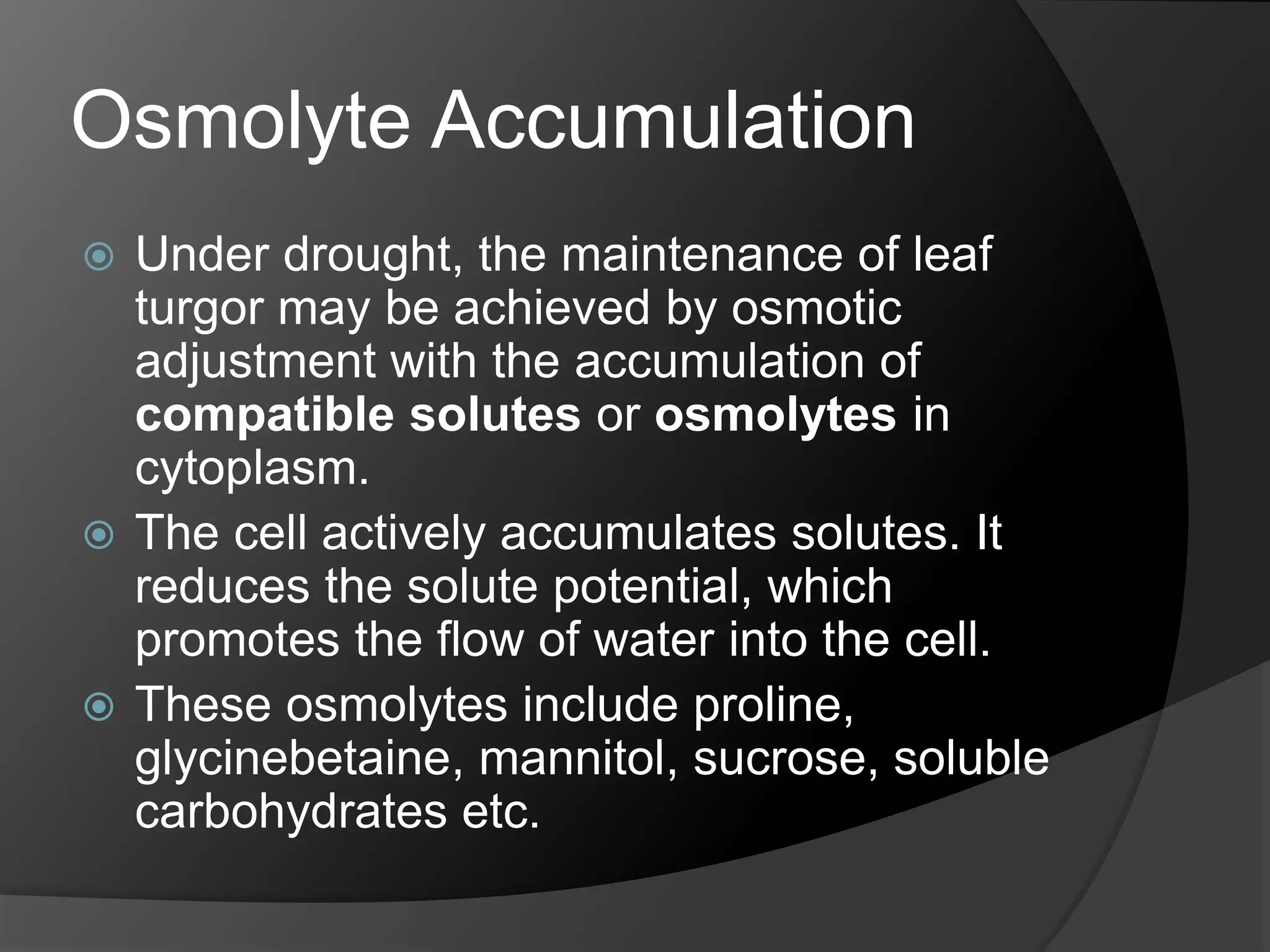 Water stress in plants: A detailed discussion | PPTX