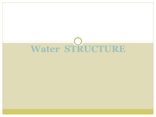 Water structure | PPT