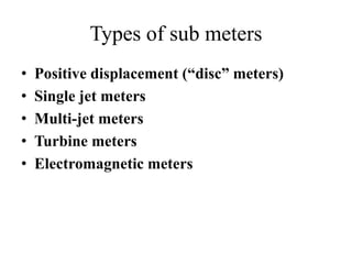 Water submetering | PPT