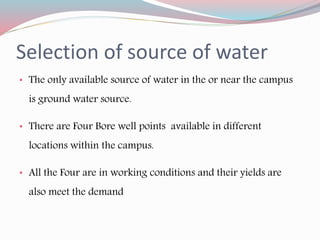 Water supply | PPTX