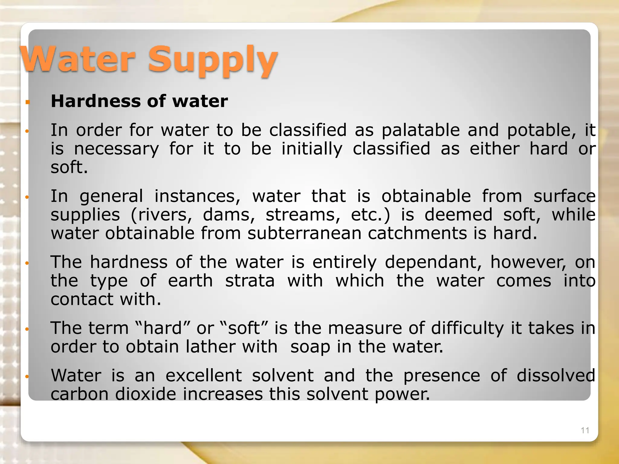 Water supply .pptx building services year | PPTX