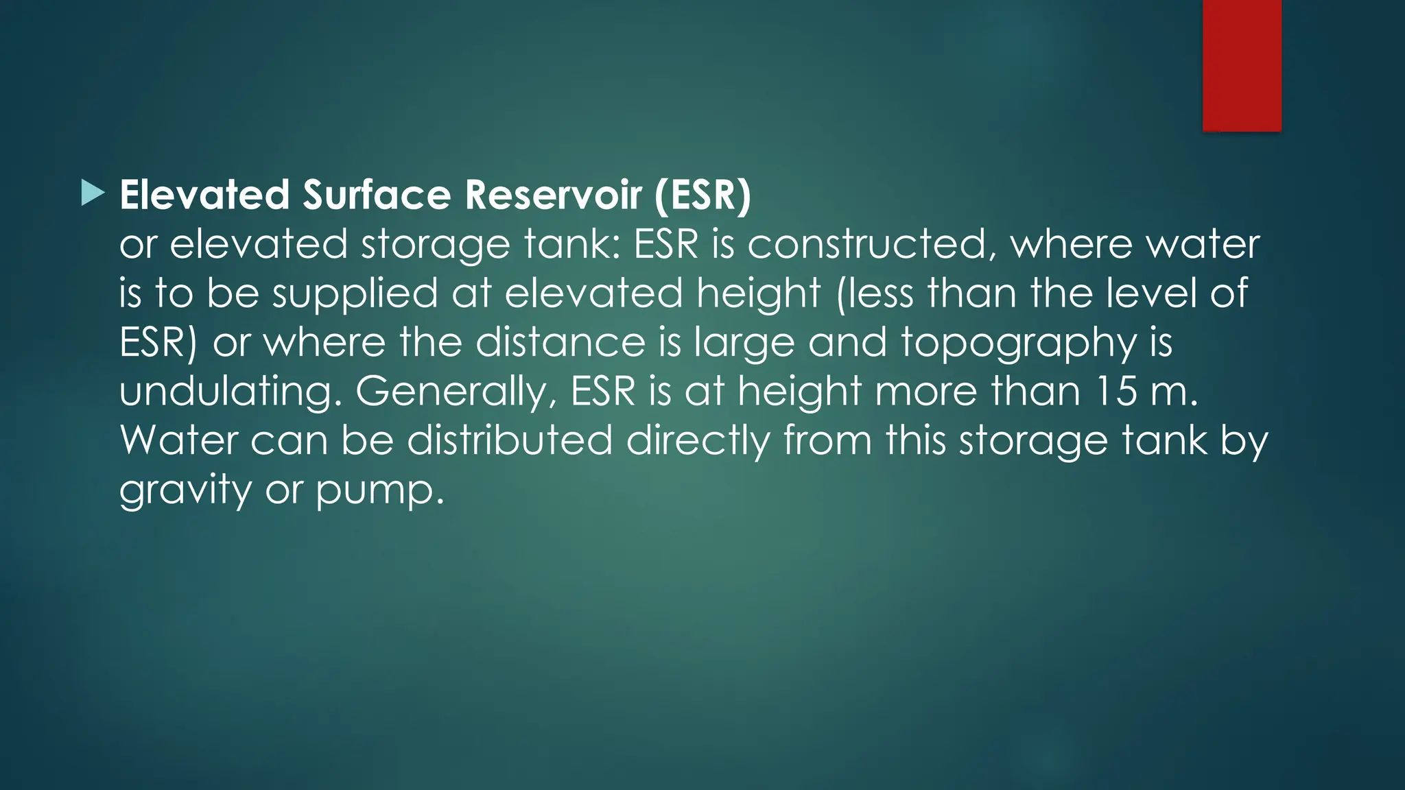 water supply system power point presentation | PPTX