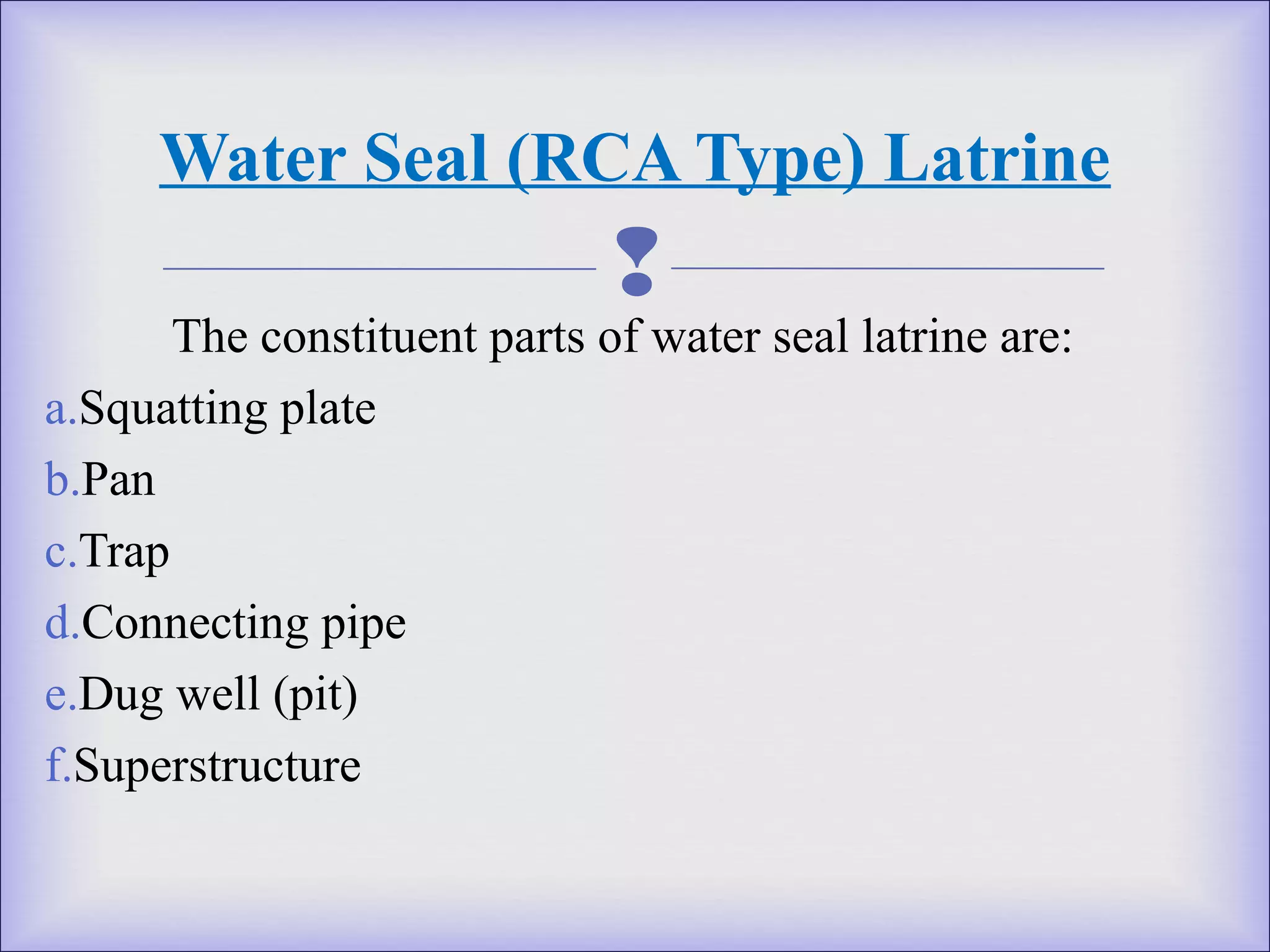 Water supply and sanitation | PPT