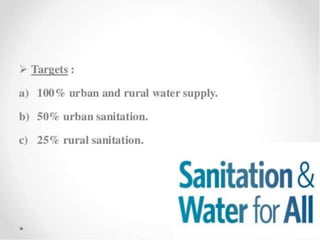 Water supply and sanitation program | PPTX