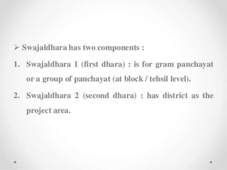 Water supply and sanitation program | PPTX