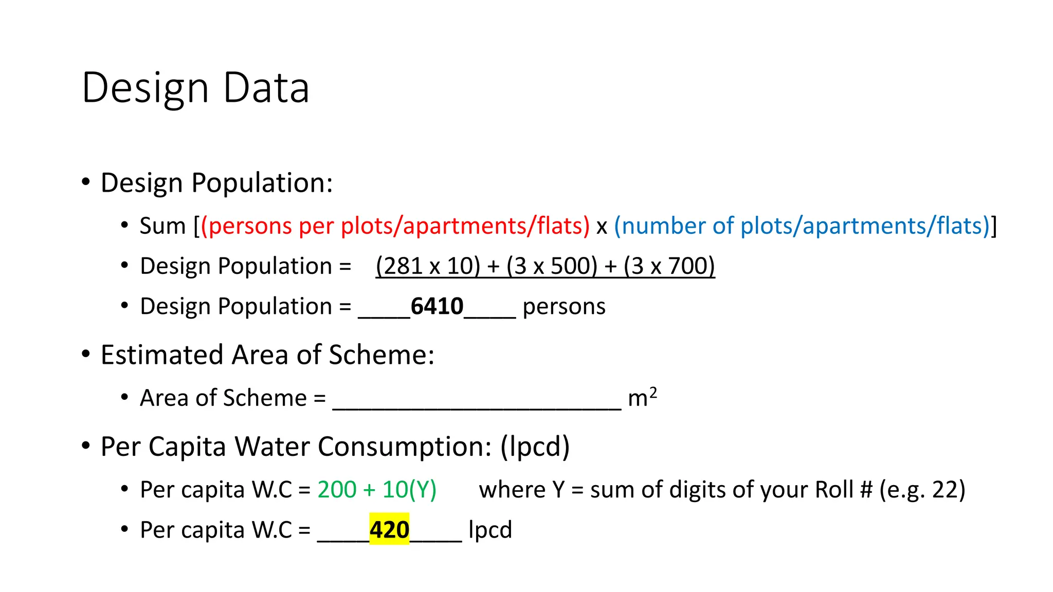 module 1 and 2 of water supply design by Engr. Farhan arooj | PPT