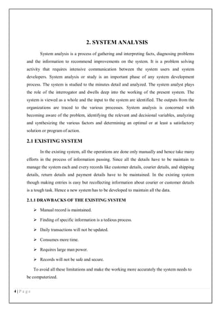 WATER SUPPLY MANAGEMENT SYSTEM PROJECT REPORT | PDF