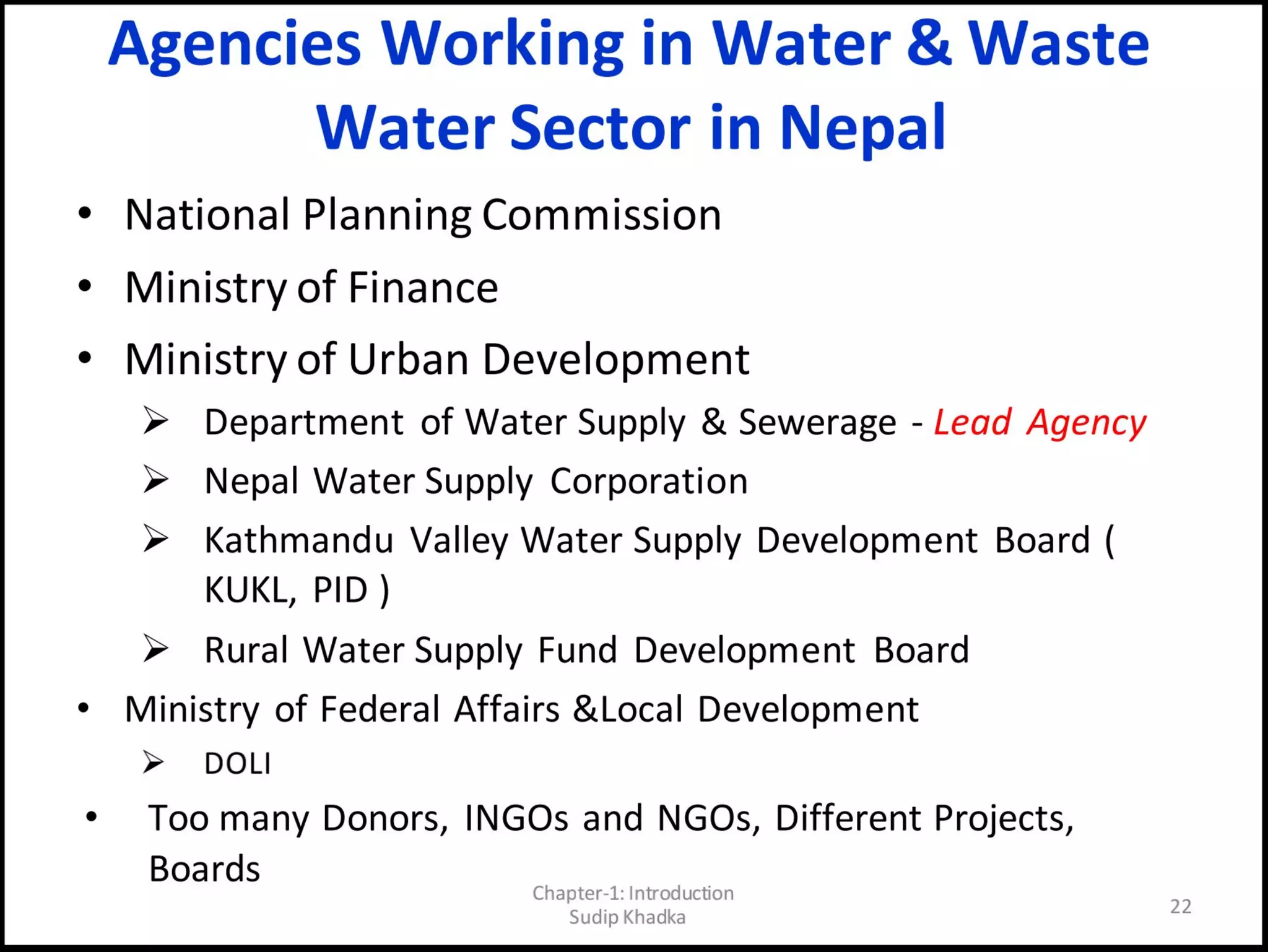 Water supply Engineering Notes by Sudip Khadka.pdf | Chemistry | Science