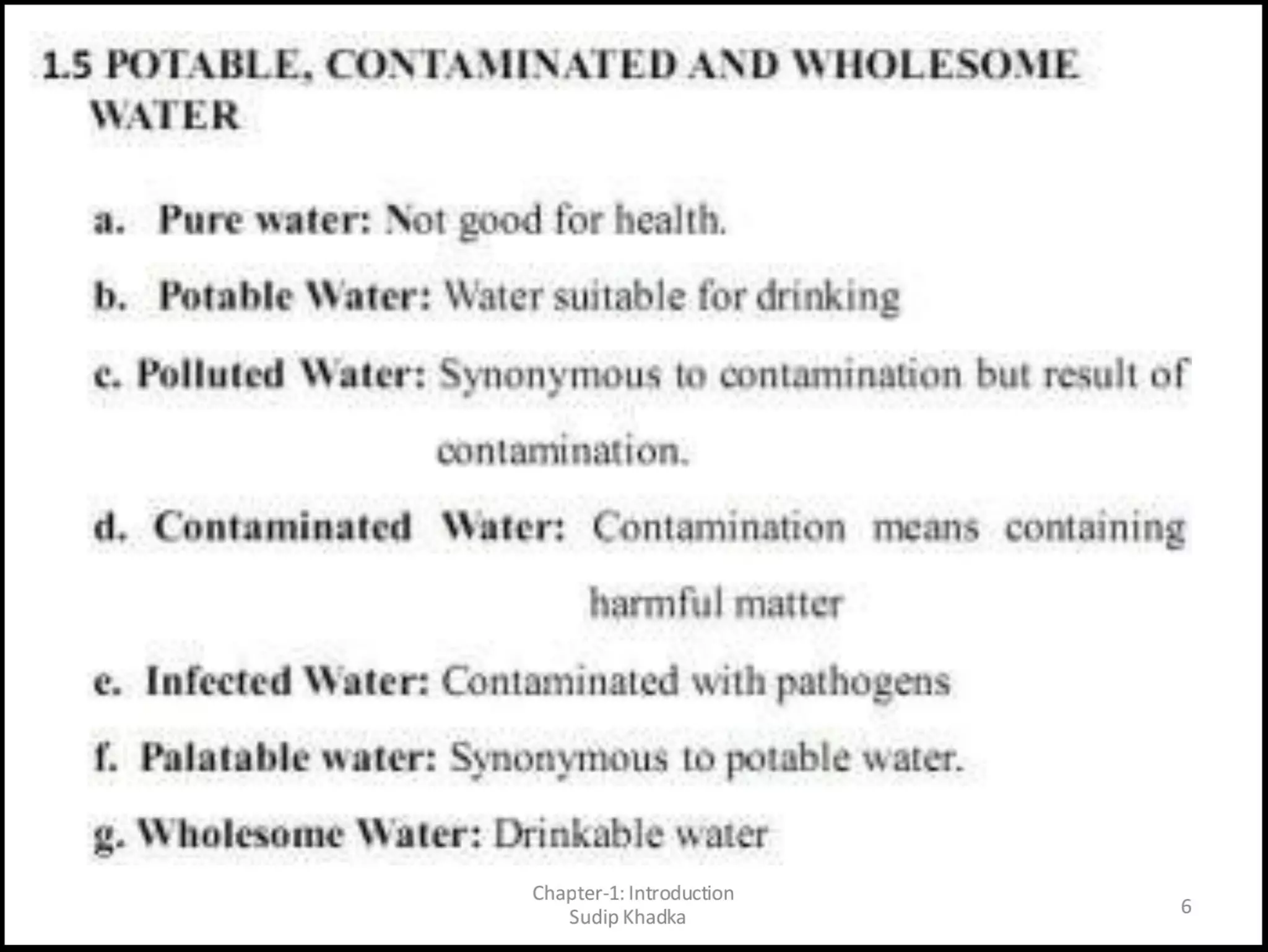 Water supply Engineering Notes by Sudip Khadka.pdf | Chemistry | Science
