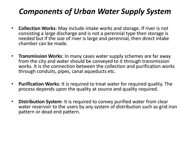 Water Supply Slides 1 Pptx