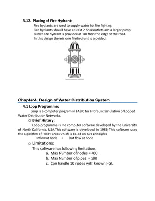 Water distribution system design report | DOCX