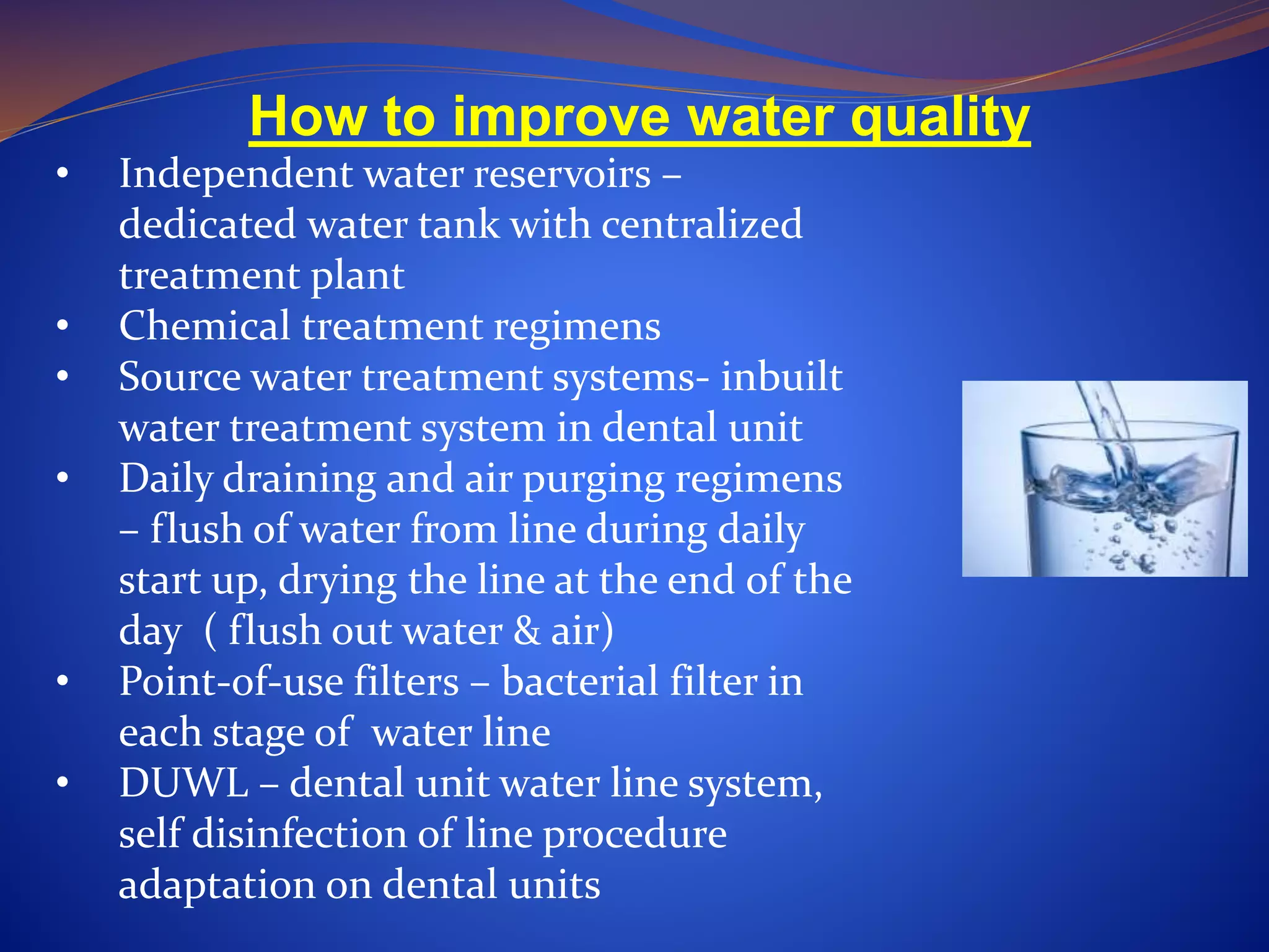 Dental water line system WDS | PPTX