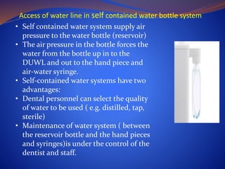 Dental water line system WDS | PPTX