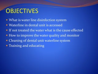 Dental water line system WDS | PPTX