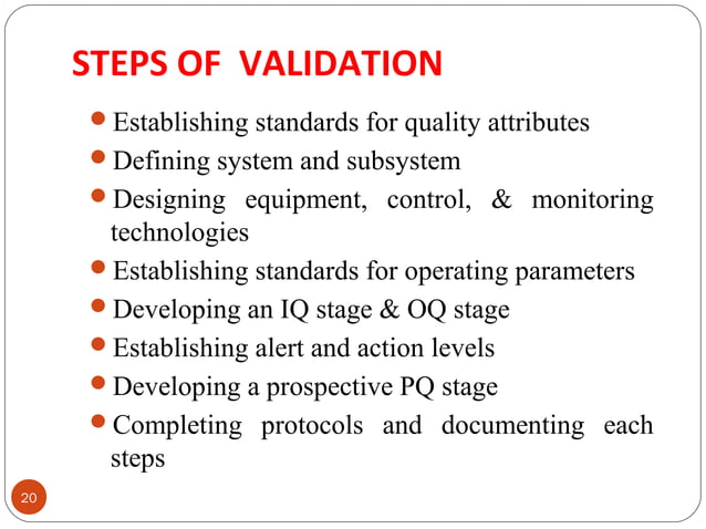 Water system validation | PPT