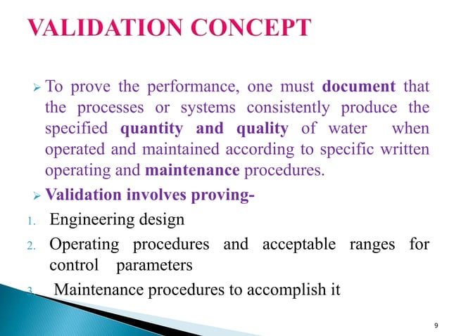 Water system validation by- Akshay kakde | PPTX