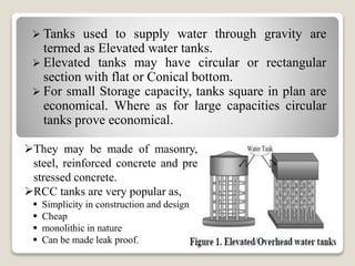 Flat bottom Overhead Water tank | PPTX