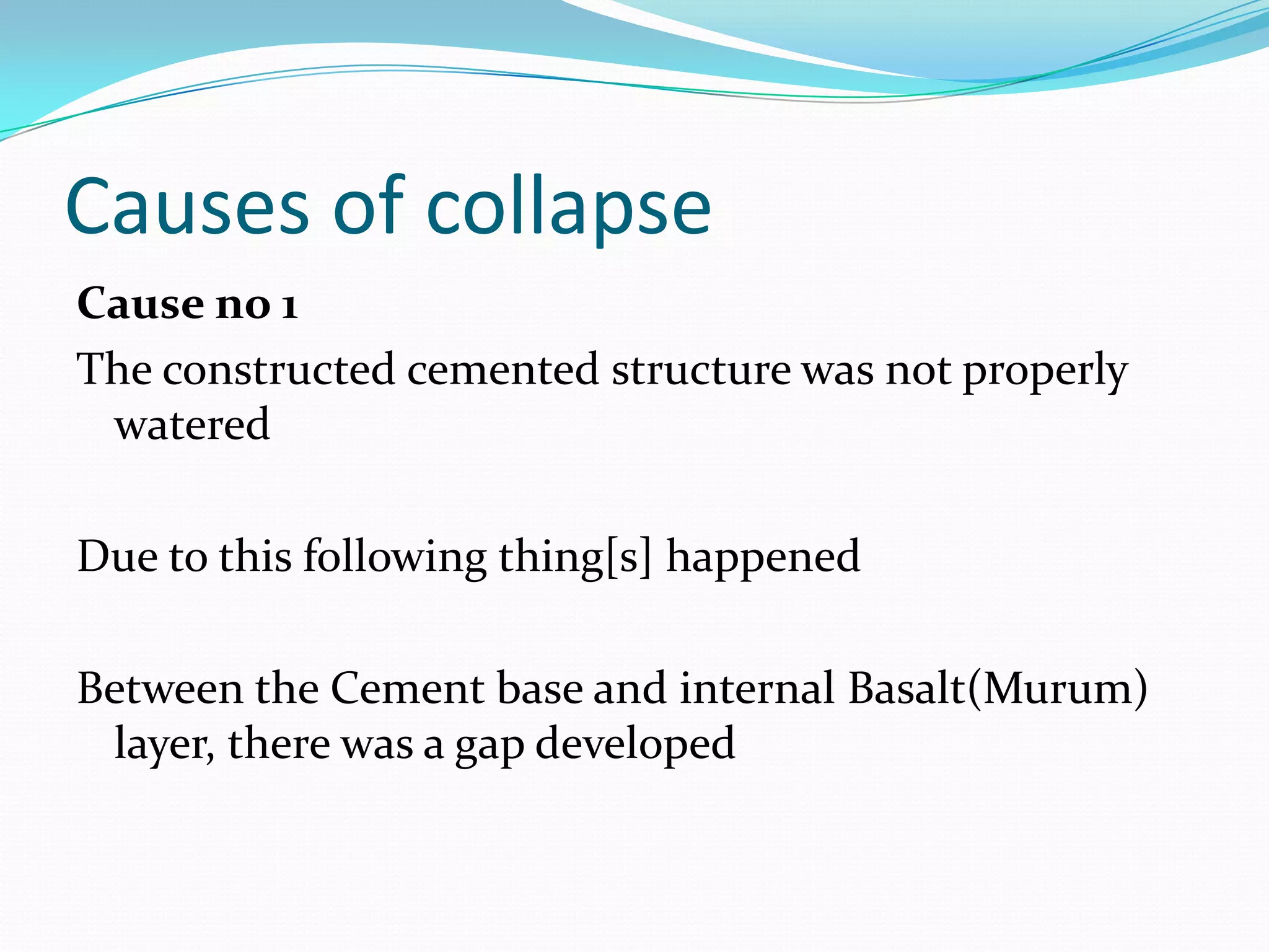 Water tank collapse findings | PDF