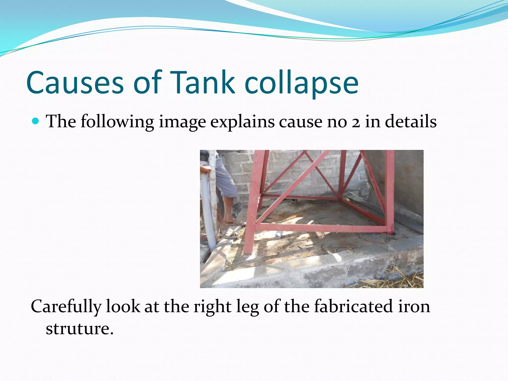 Water tank collapse findings | PDF