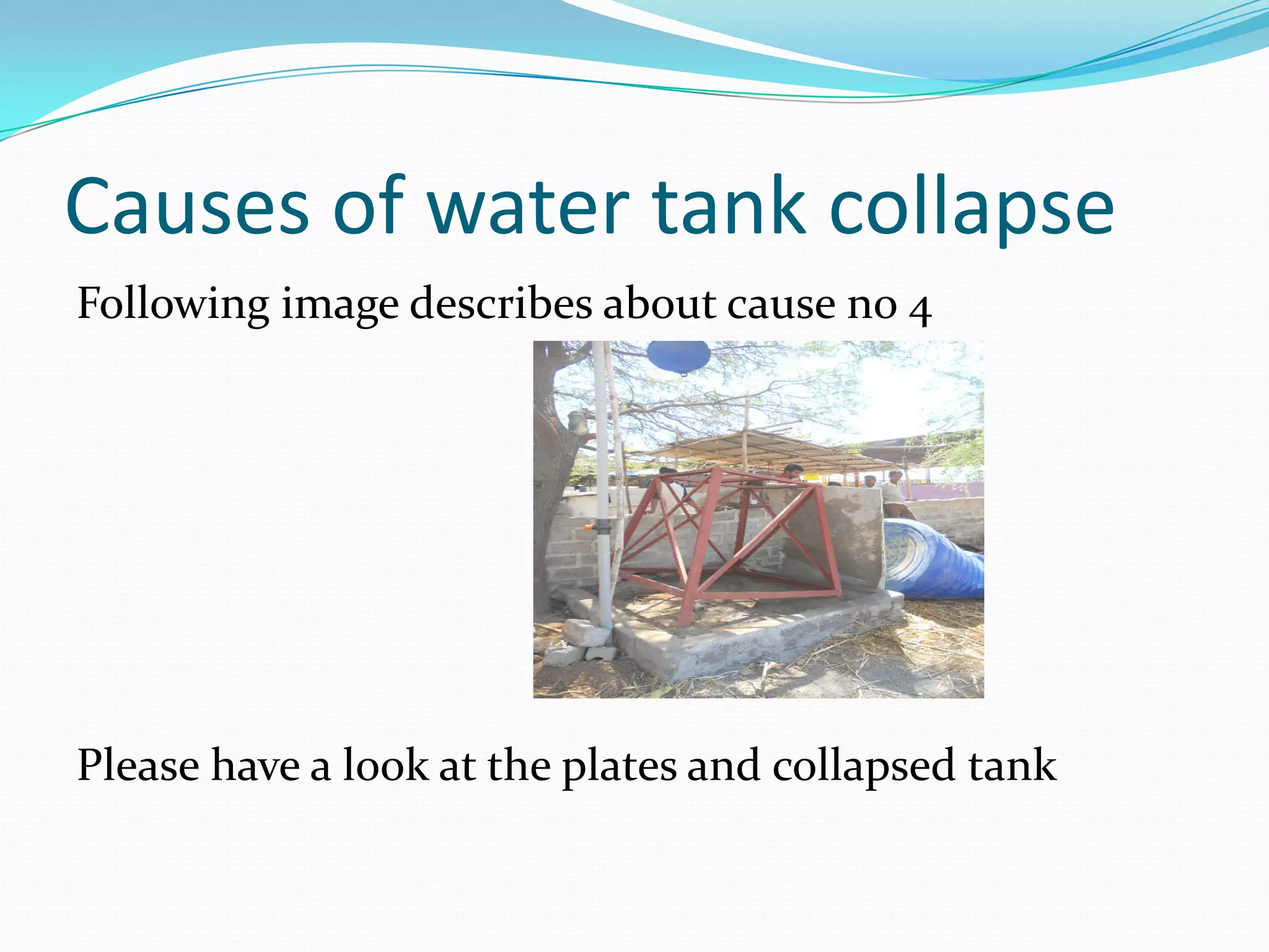 Water tank collapse findings | PDF