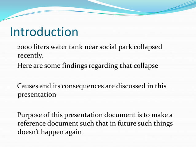 Water tank collapse findings | PDF | Civil Engineering Industry ...
