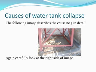 Water tank collapse findings | PDF
