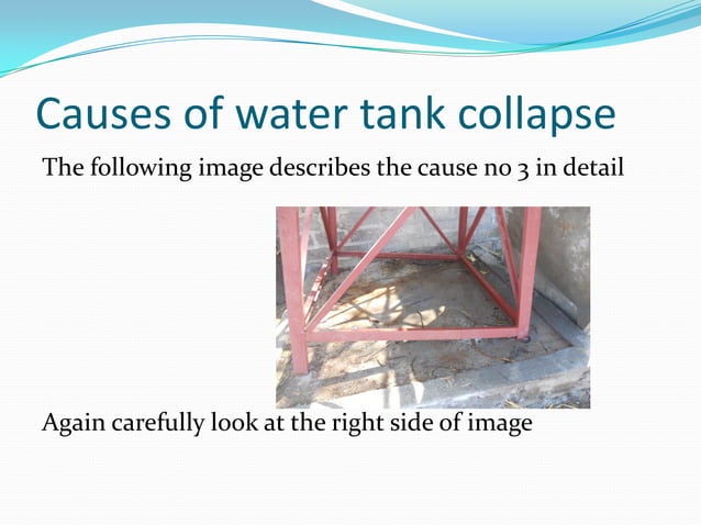 Water tank collapse findings | PDF | Civil Engineering Industry ...