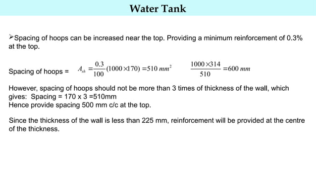 Water Tank Design civil engineering.pptx