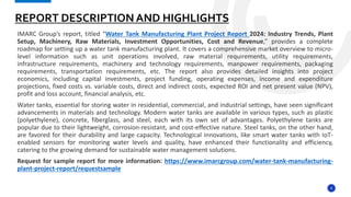 Setting up a Water Tank Manufacturing Plant Report by IMARC Group | PPTX
