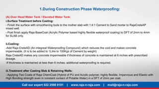 Water Tank Waterproofing | PPTX