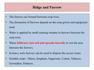 Advanced irrigation techomolgies techonolgies | PPTX