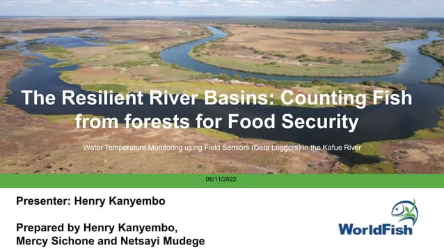 Water Temperature Monitoring using Field Sensors (Data Loggers) in the ...