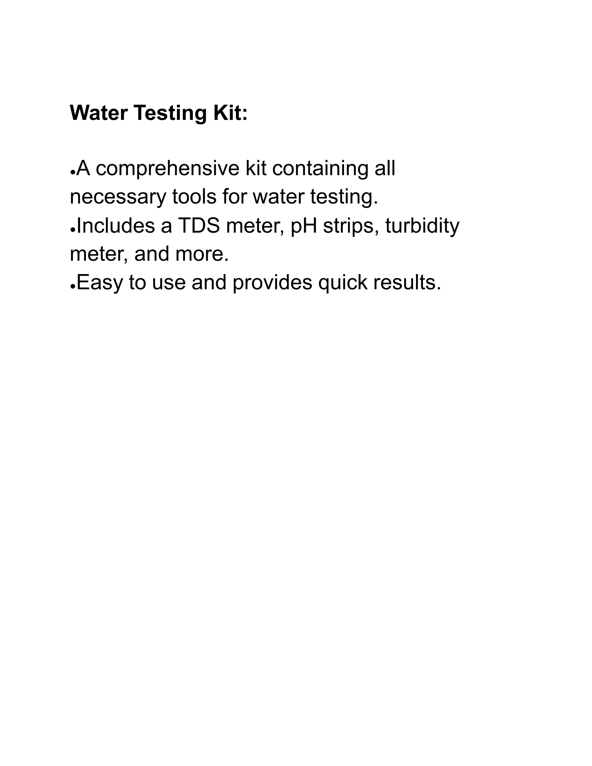 Water Tester - Ensuring Water Quality.ppt