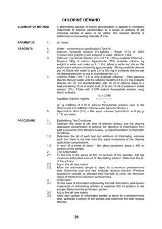 Water test methods | DOC