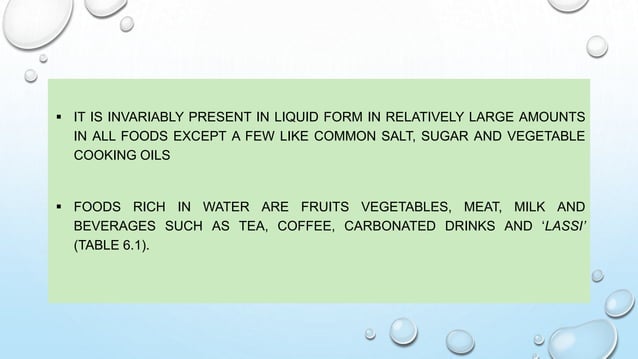 Water (theory) | PPT