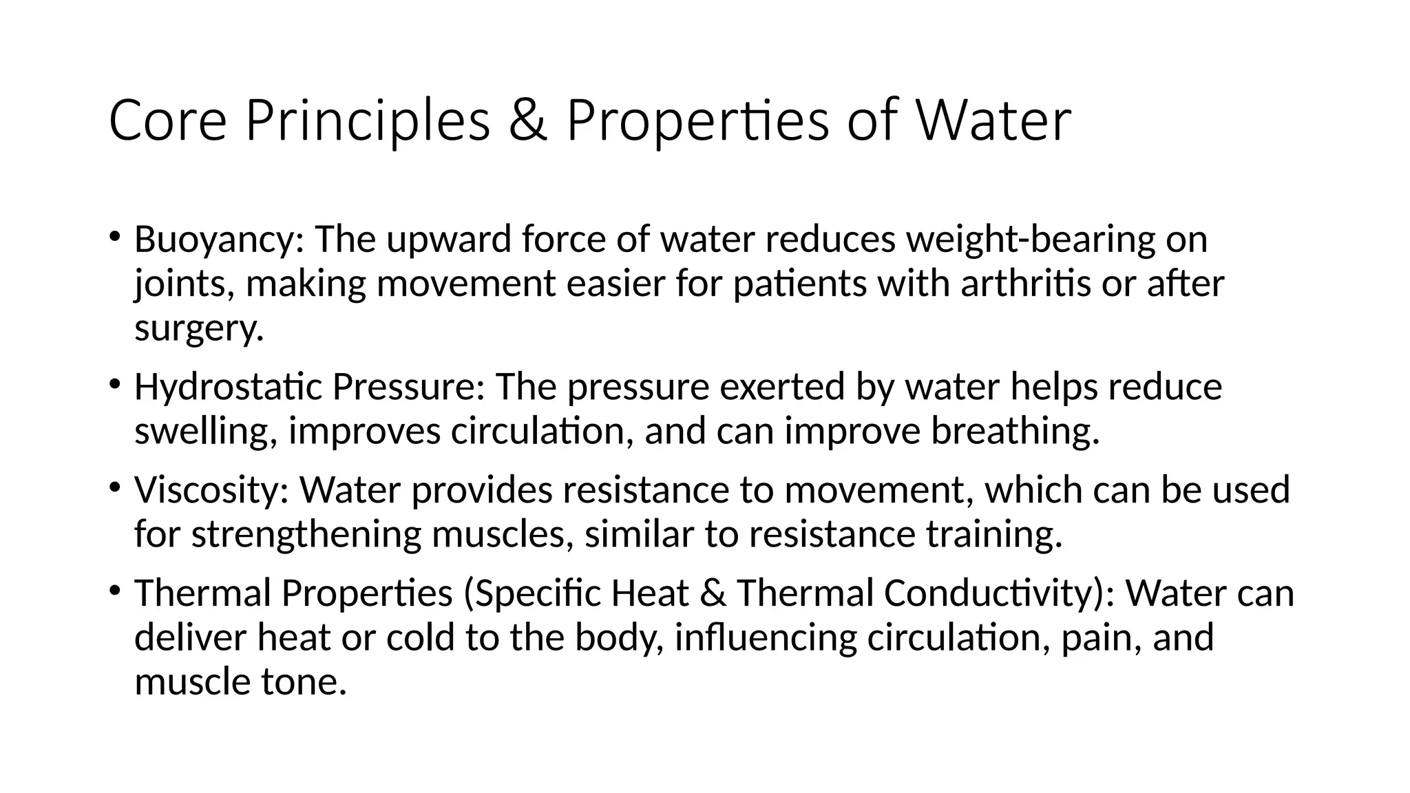 Water therapy and its health applications.pptx
