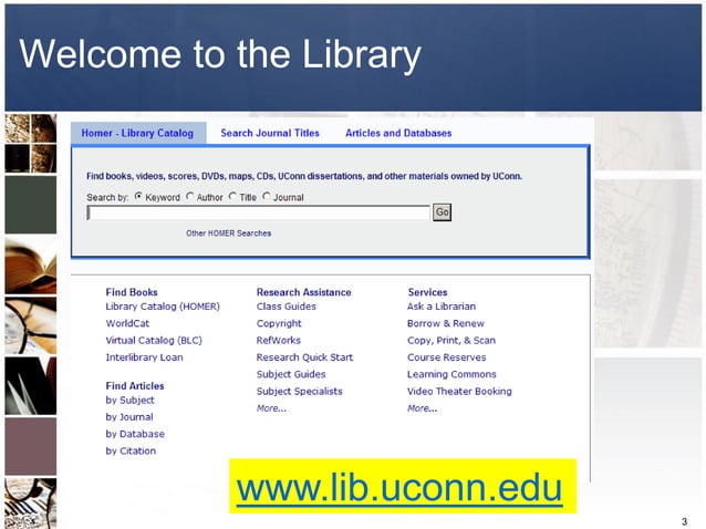 Watertown High Library Intro | PPT