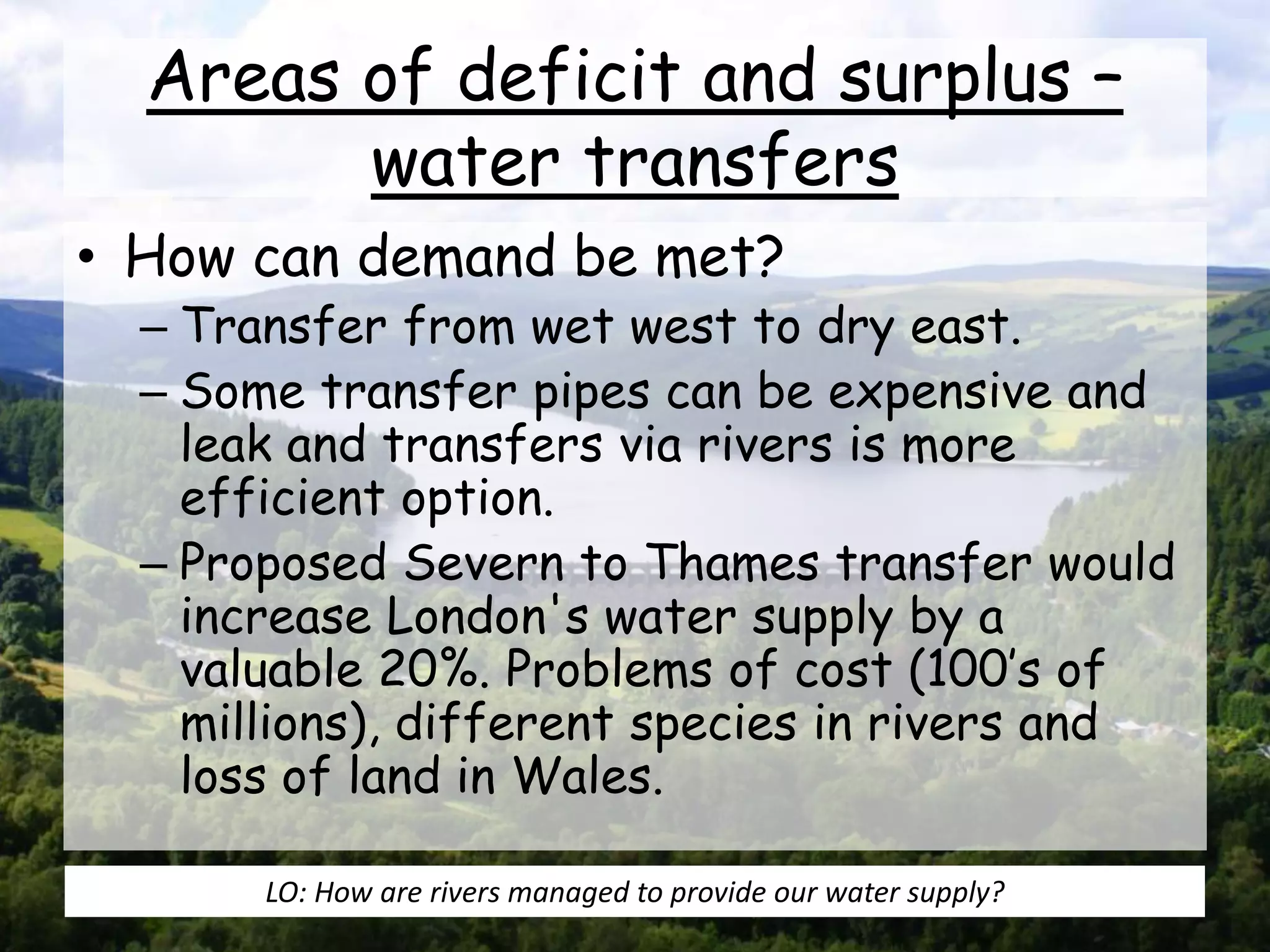 Water transfer ap | PPTX
