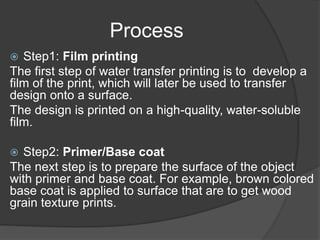 Water transfer printing... | PPTX